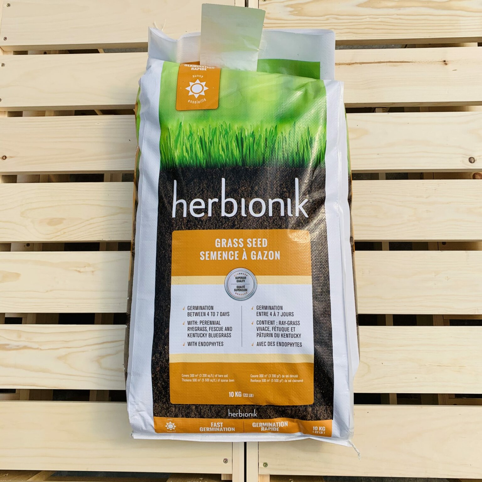Semence à gazon soleil 10kg | Charbonneau l'expert